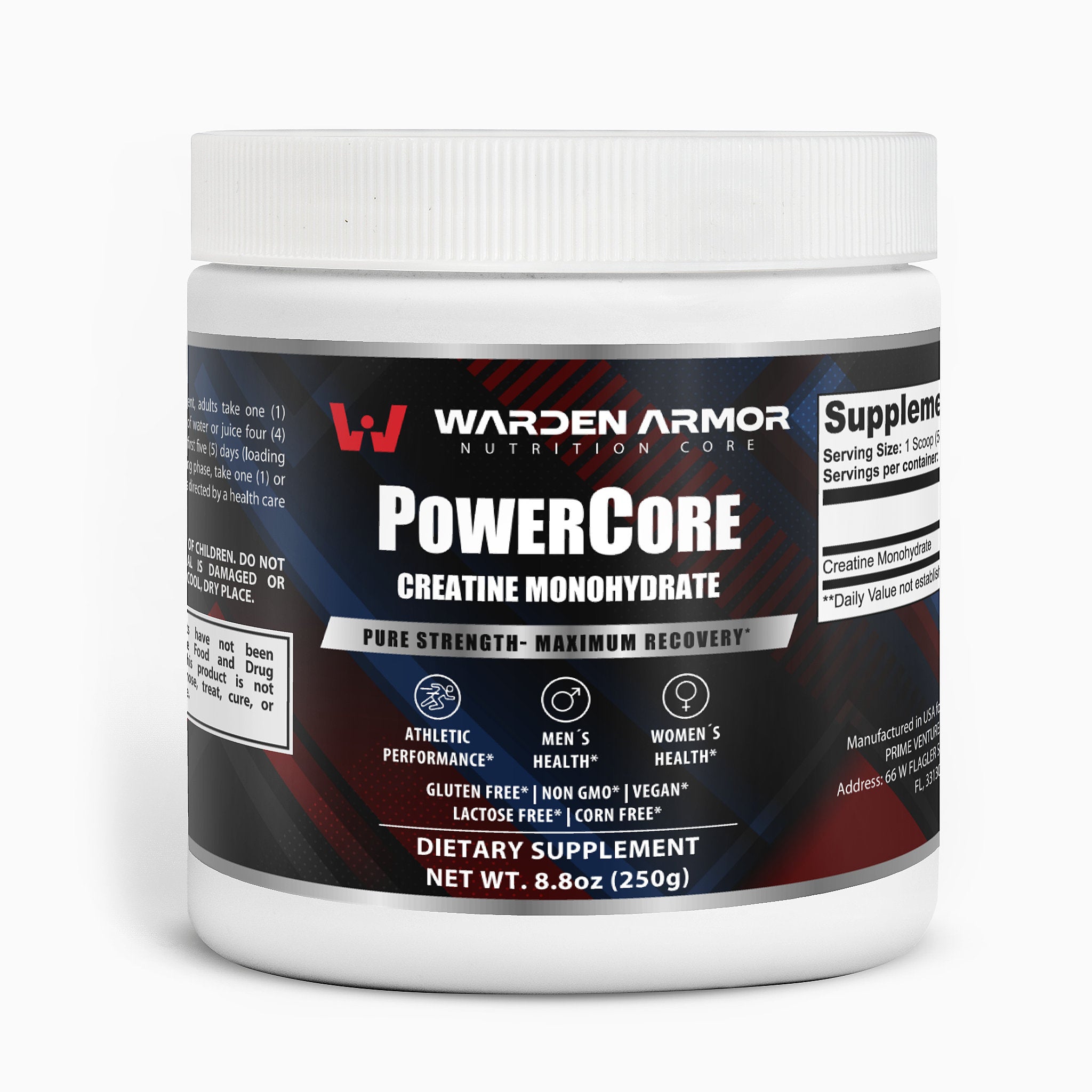 PowerCore Creatine – Training Performance Support | Warden Armor ...